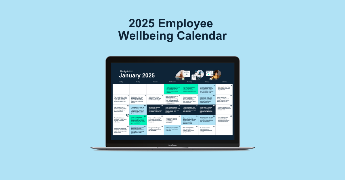Free Download: 2025 Employee Wellbeing Calendar