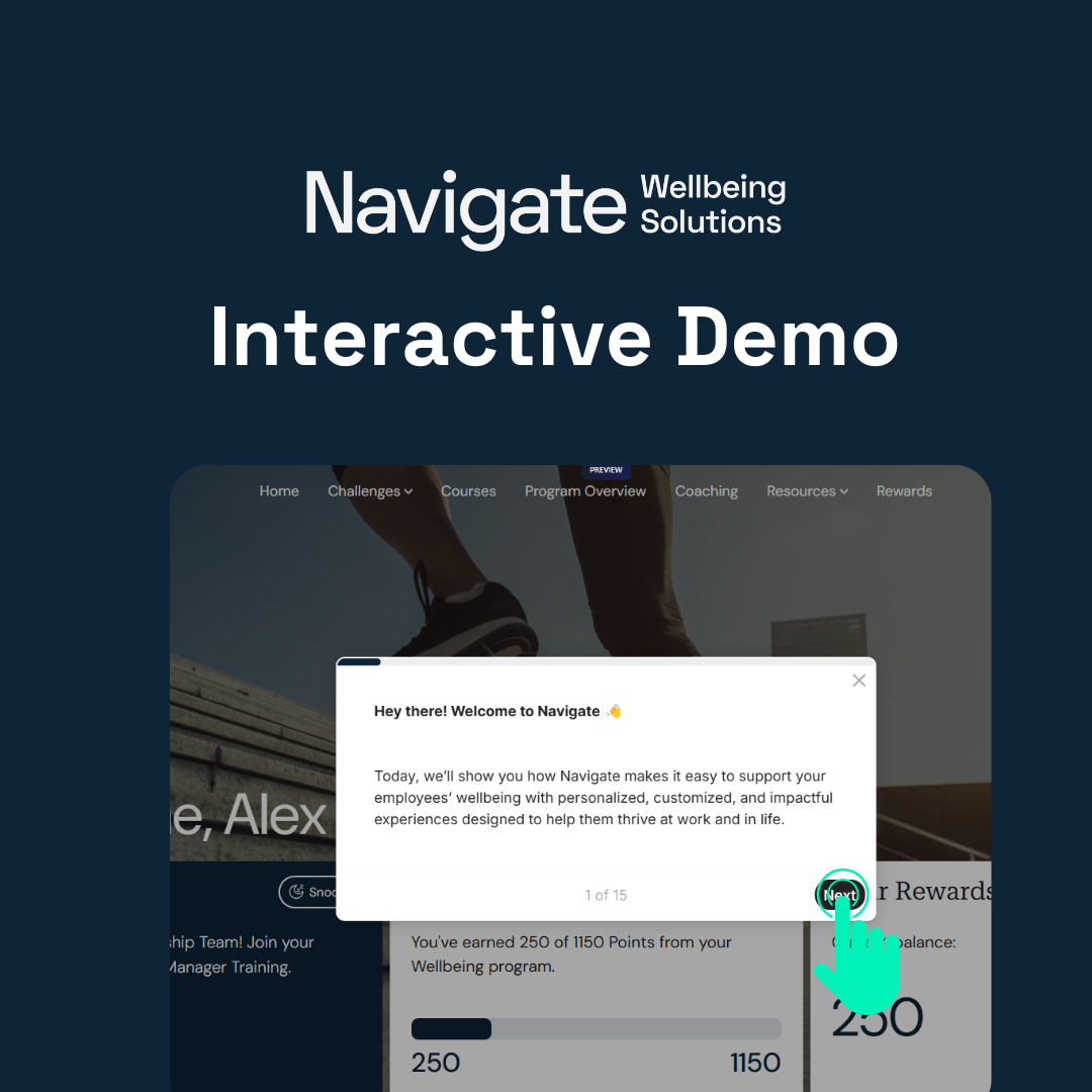 Meet Navigate: Take a tour of the employee wellbeing platform